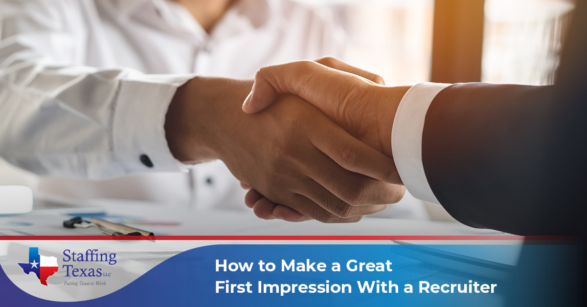 How to Make a Great First Impression with a Recruiter