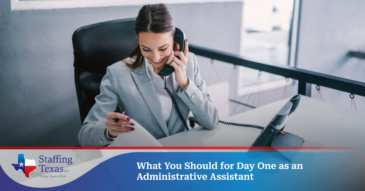 What You Should Do on Day One as an Administrative Assistant